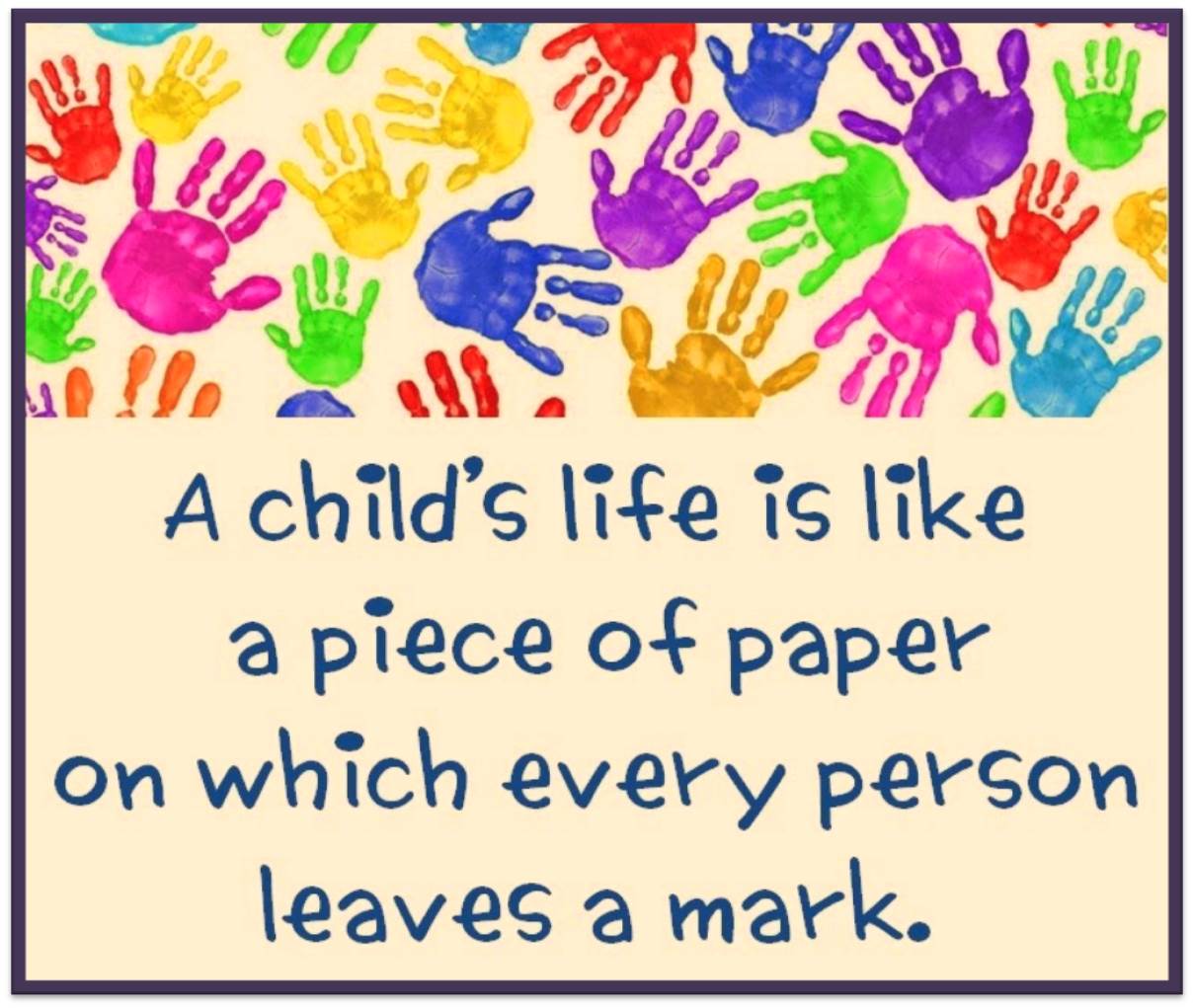 Life of a Child - The Champa Tree Thought for the Day