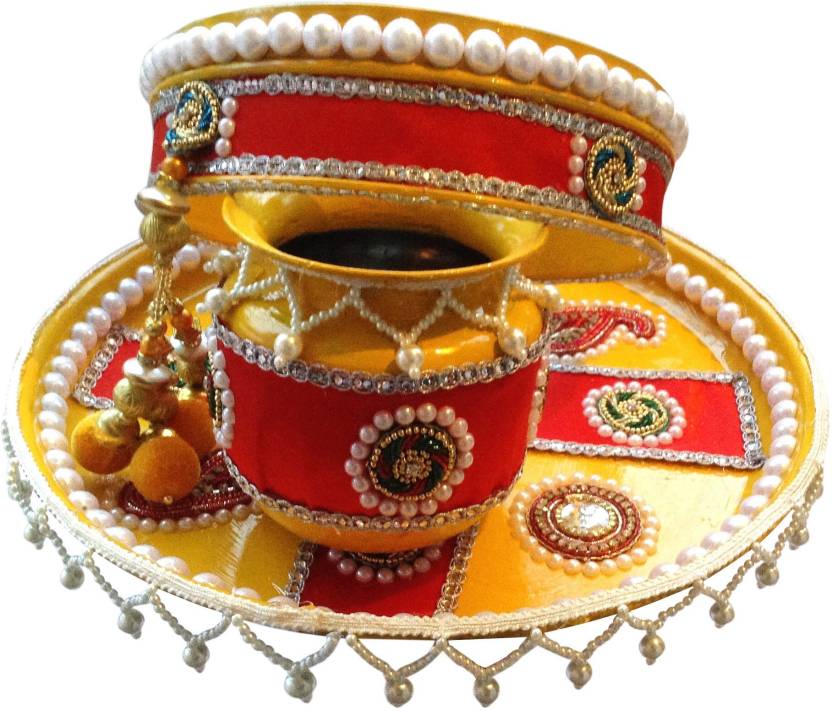 Pooja Thali Decoration for Karwa Chauth - Buy Online