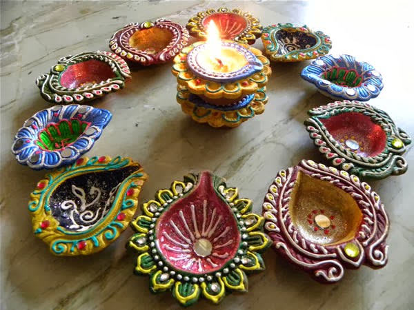 Diwali Lights, Lamps and Diya Ideas - The Champa Tree